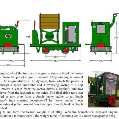 Scamp - CMD Engineering Miniature railway Scamp